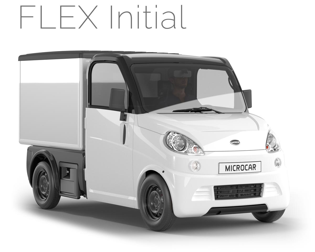 Microcar FLEX - Der Leicht-LKW für alle ab 16 Jahren.