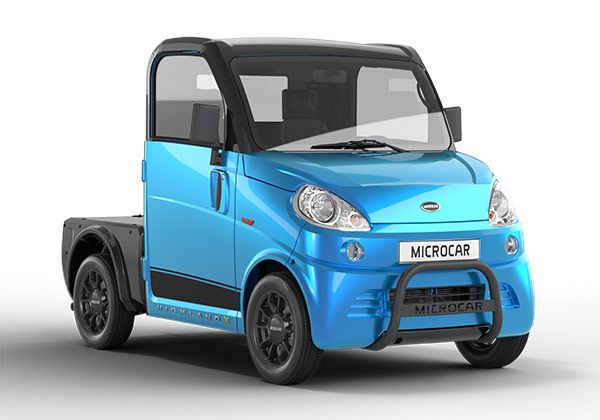 Der Microcar M.Cross als Pickup oder Van